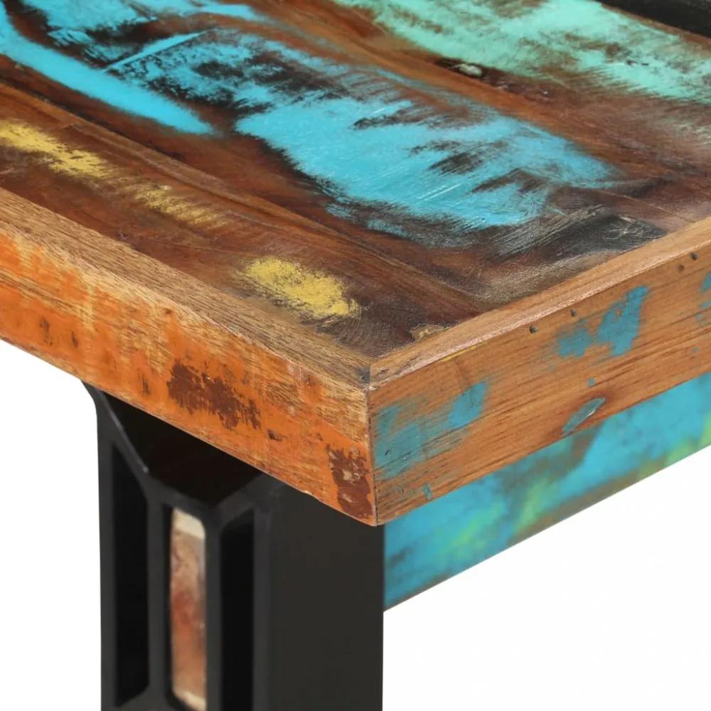 Jídelní stůl dřevo / ocel Dekorhome 120x60x76 cm
