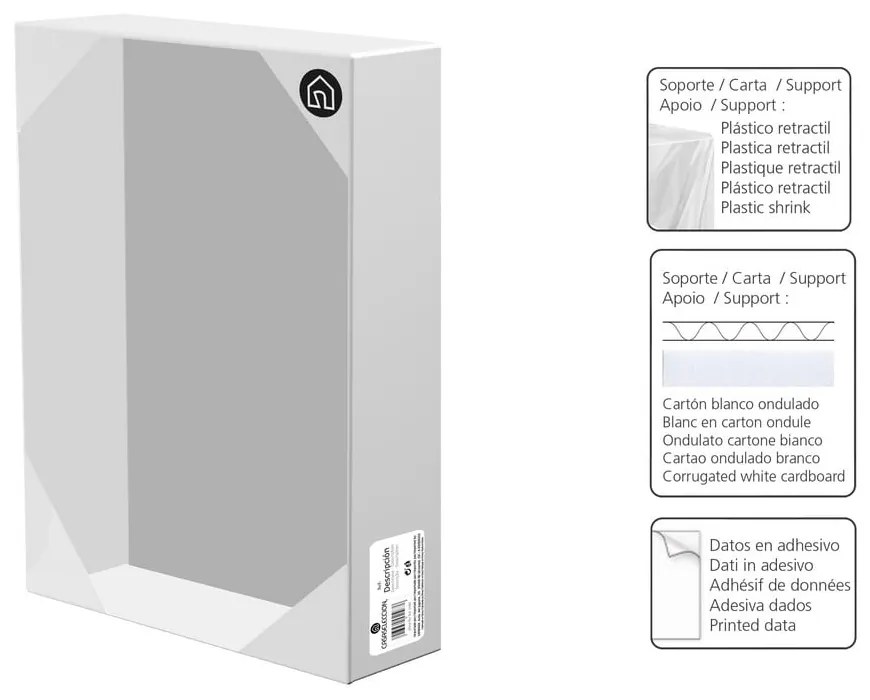 Nástěnná zrcadla v sadě 3 ks – Casa Selección