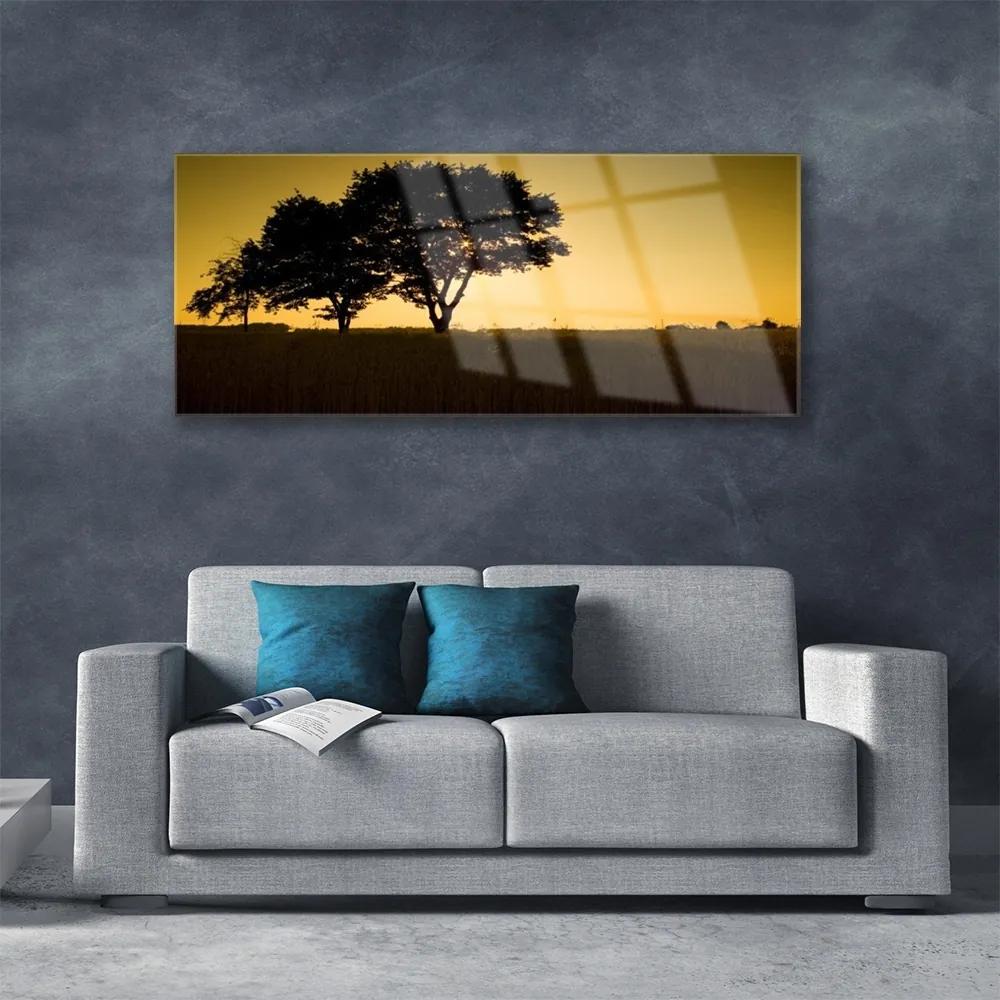 akrylový obraz Stromy Příroda Rostlina 125x50 cm