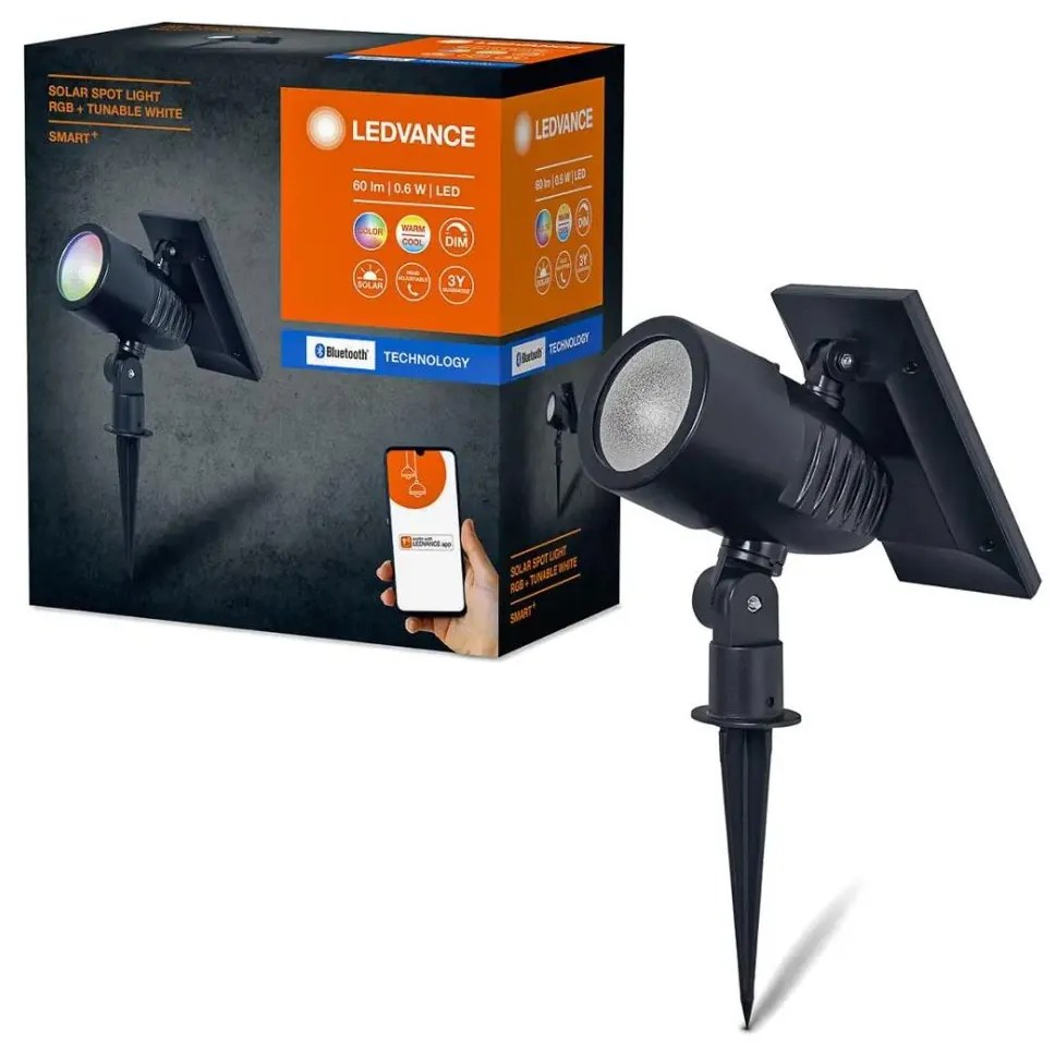 Ledvance | Ledvance - LED RGBW Stmívatelná solární lampa SMART+ SOLAR LED/0,6W/3,7V IP44 | P225317