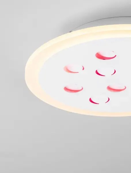 Moderní stropní svítidlo Astraeus RGB 30 s dálkovým ovládáním