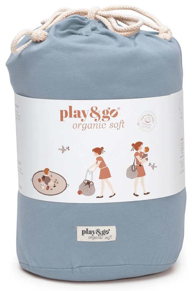 PLAY&GO Hrací podložka Noomad Soft Dusty Blue