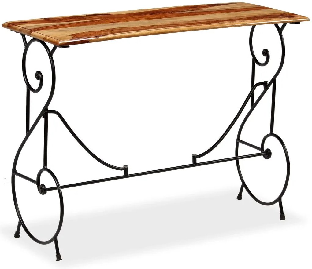 Konzolový stolek z masivního sheeshamu | 100x40x75 cm