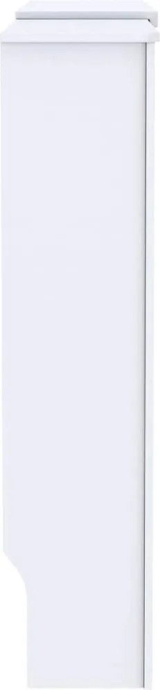 Kryt radiátoru 2 ks Bílá 205 x 20,5 x 81,5 cm Kompozitní dřevo 3403237