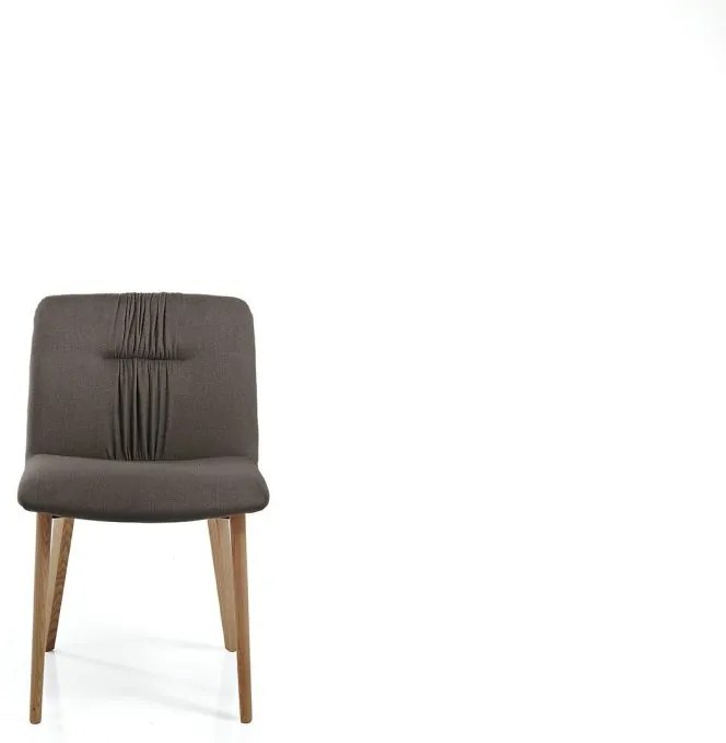 Max Home Luxusní židle Nataly vzorník tkaniny: crystal 01, nohy: kovové kónické perlové béžové RAL 1035