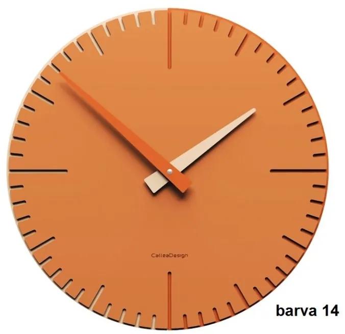 Designové hodiny 10-025 CalleaDesign Exacto 36cm (více barevných variant) Barva caffe latte-14 - RAL1019