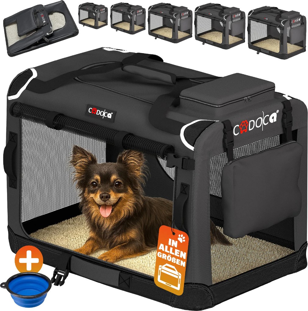 Box pro psa skládací S 50x34x36cm antracitová