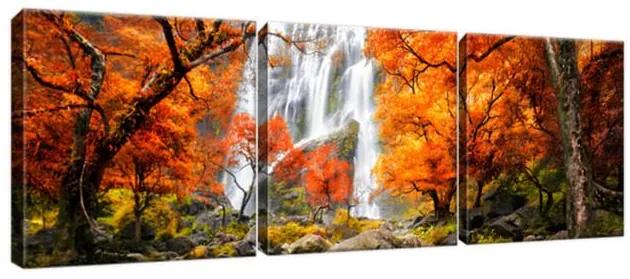 Tištěný obraz Podzimní vodopád 90x30cm 2335A_3A