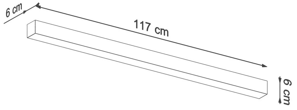 Stropní svítidlo PINNE 117 šedé