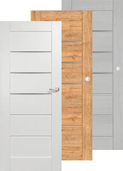 Interiérové dveře vasco doors PRIMO model 4 Průchozí rozměr: 70 x 197 cm, Orientace dveří: Levé dveře, Dekor: Dub přírodní