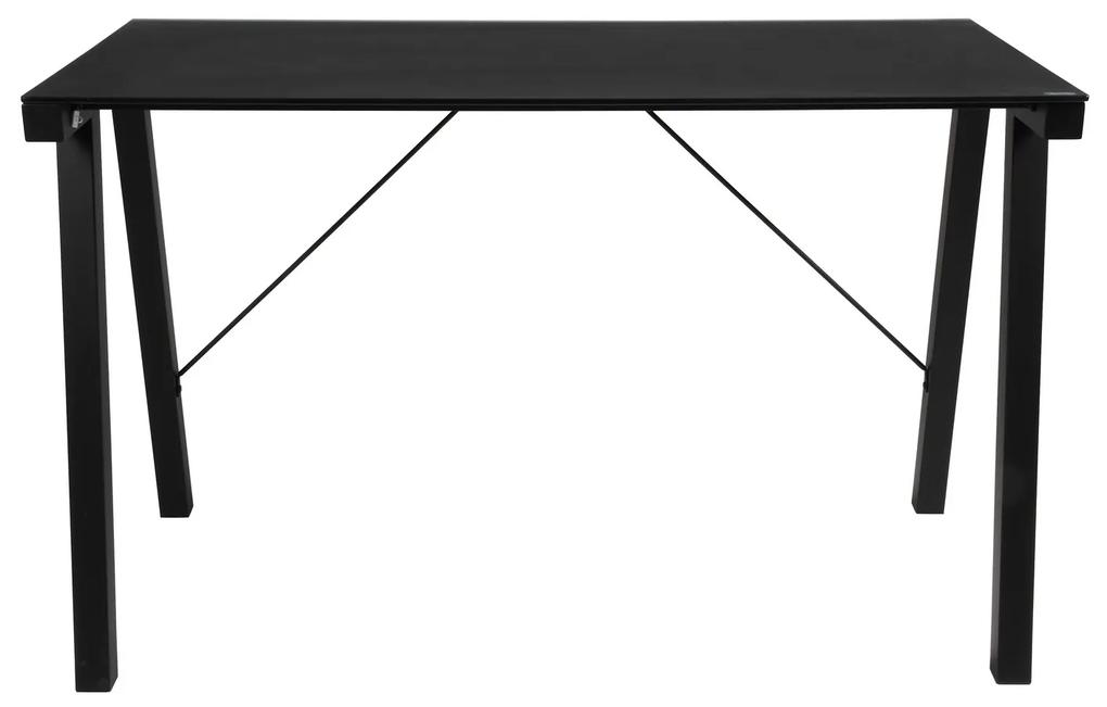 Minimalistyczne biurko Czarne RAWEL