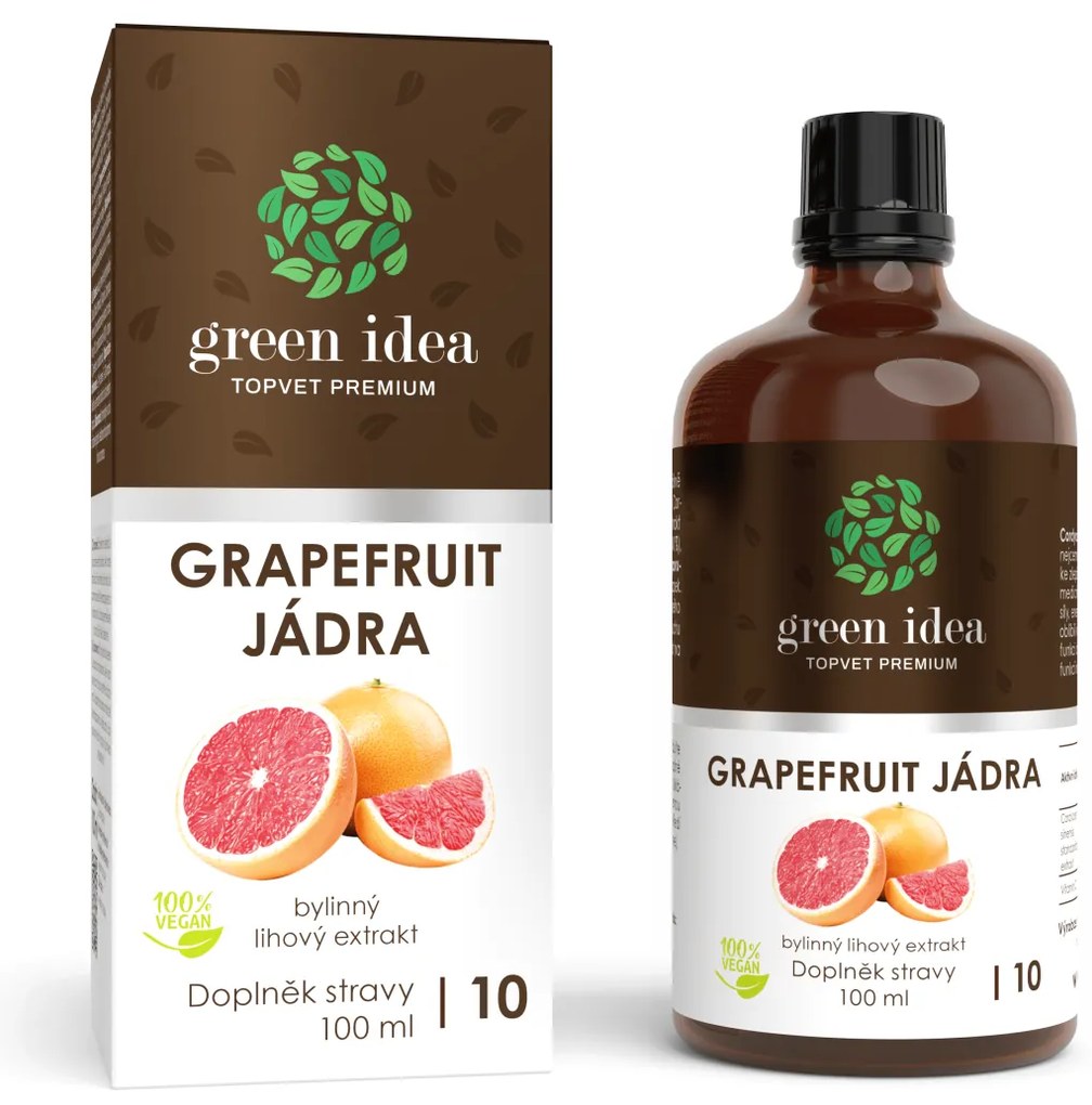 Green idea Grapefruit jádra tinktura - kapky 100 ml