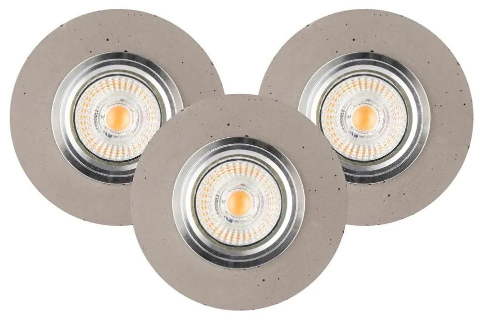 Spot-Light | Spot-Light 2511336 - SADA 3x LED Podhledové svítidlo VITAR 1xGU10/5W/230V | SP0751