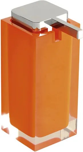 SAPHO RAINBOW dávkovač mýdla na postavení, oranžová ( RA8067 )