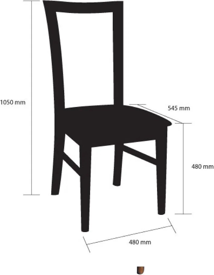Jídelní židle LAURA, buk Látka: SH21 (Zdarma)