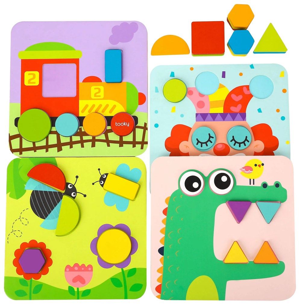 Montessori puzzle 4v1 Tooky