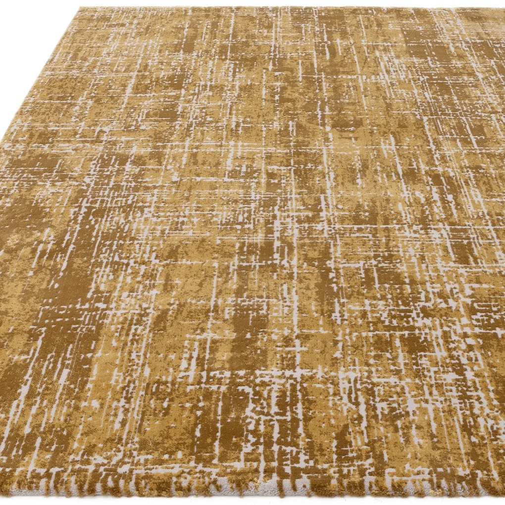 Tribeca Design Kusový koberec Zoom Abstract Gold Rozměry: 200x290 cm