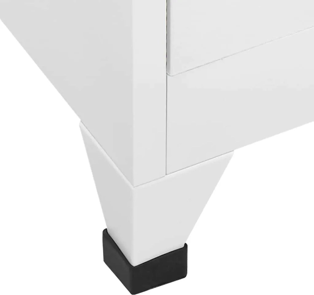 Šatní skříňka s 18 buňkami kov 90 x 40 x 180 cm 245966