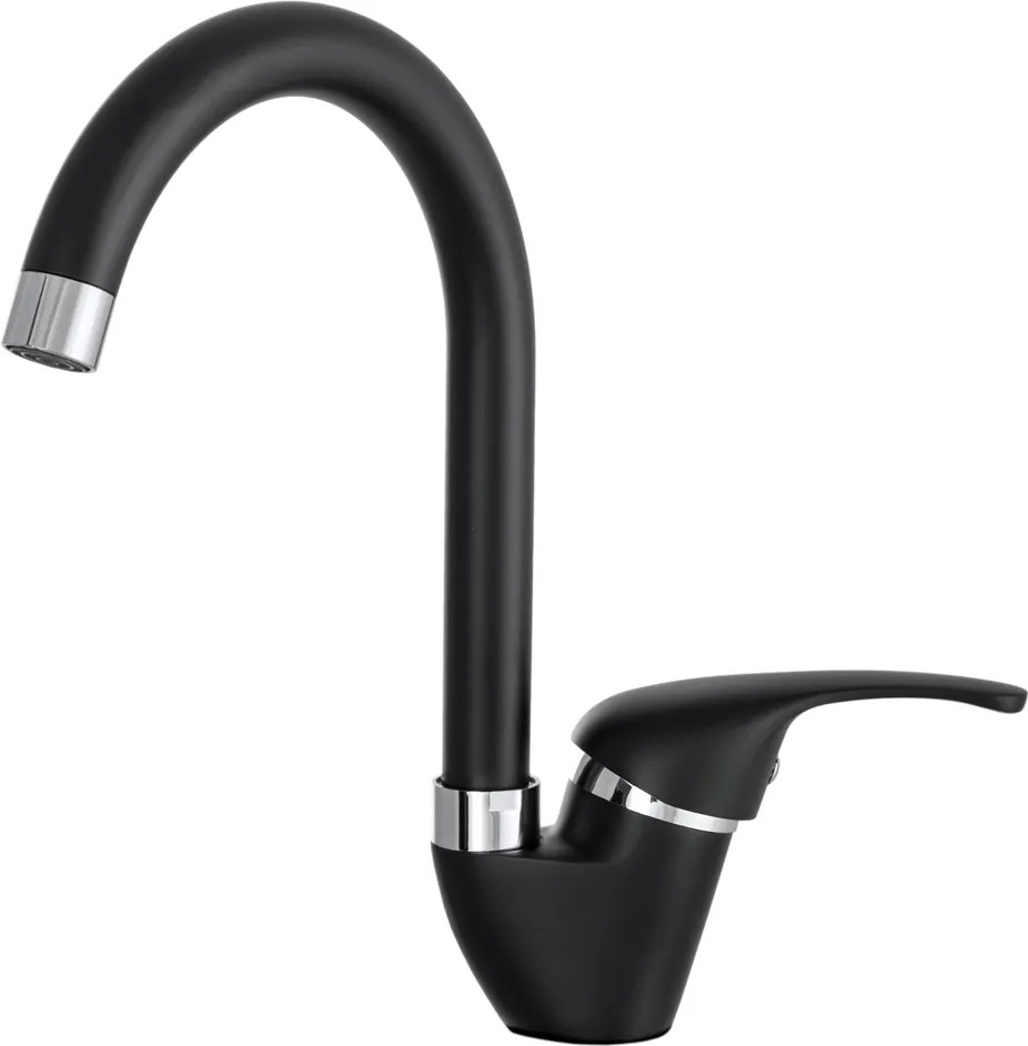 Gamma Rio, vysoká dřezová baterie h-275, černá, GMA-BRIO-BK