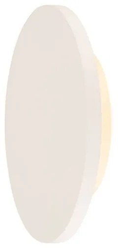 PLASTRA nástěnné svítidlo LED 3000K kulaté bílá sádra Ø 30  - BIG WHITE