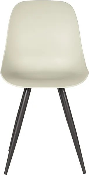 LABEL51 Béžová/černá jídelní židle Edami