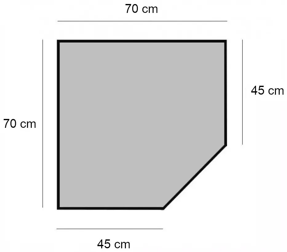 Fistar Rohový regál 1800x700x450x355 mm kovový zinkovaný 5-policový, nosnost 750 kg