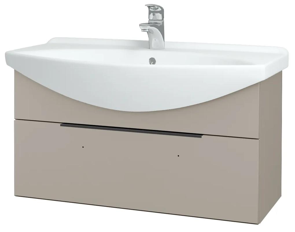Dřevojas Koupelnová skříň TAKE IT SZZ 85 Varianta: N01 Bílá lesk / Úchytka T02 / D17 Colorado