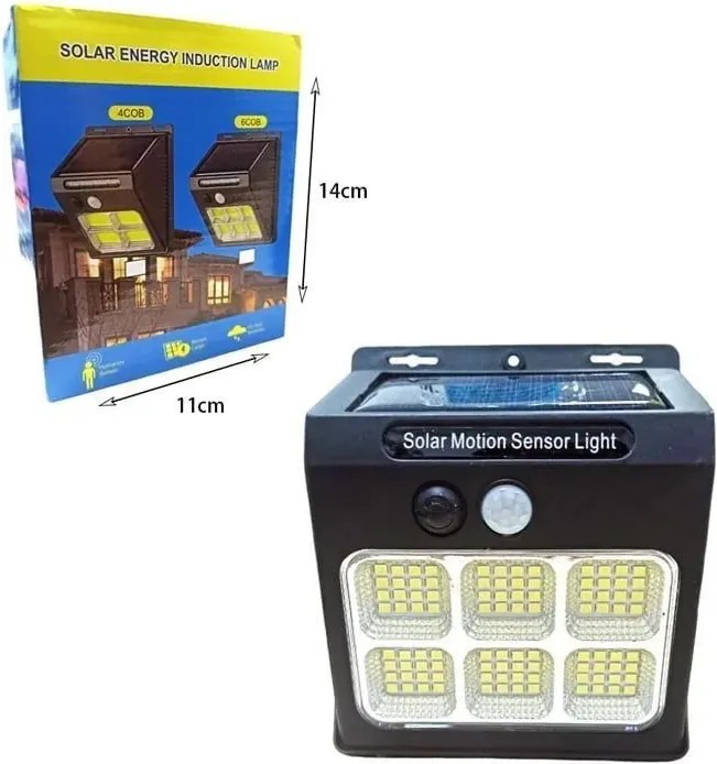 WORTH AIR Nástěnné solární LED světlo s detekcí pohybu Worth Air KE23-632