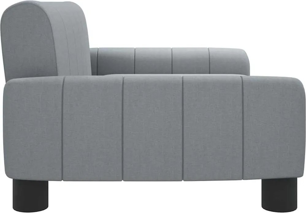 Pelíšek pro psy světle šedý 70 x 45 x 30 cm textil 171858