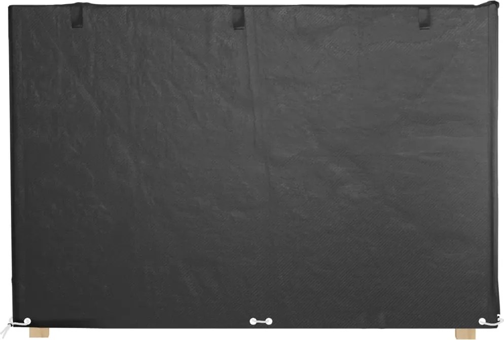 Plachty na zahradní houpačku 2 ks 12 oček 215x150x130/150 cm PE 3155382
