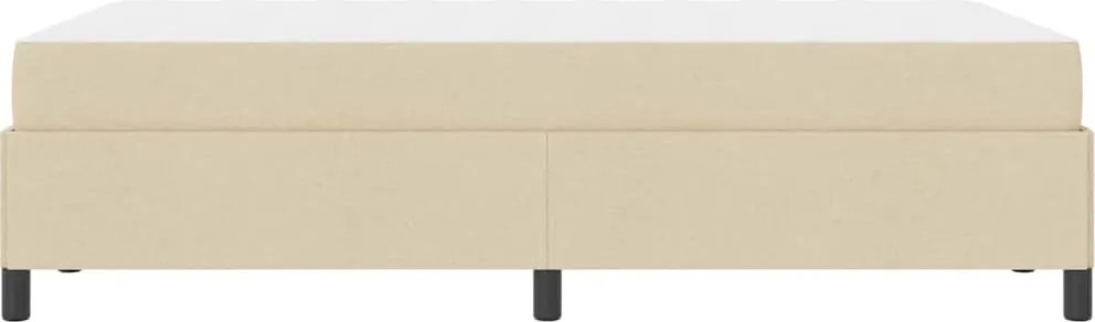 Postel s boxspringem Krémová 120 x 190 cm textil 3398848