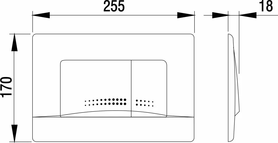 Mereo Mereo, WC komplet pro zazdění s přislušenstvím, MM01SETRB