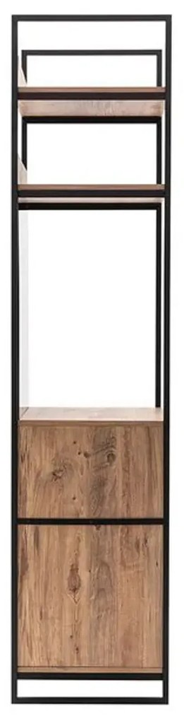 Kalune design Otevřená šatní skříň DYNAMIC s dveřmi 225x192 cm