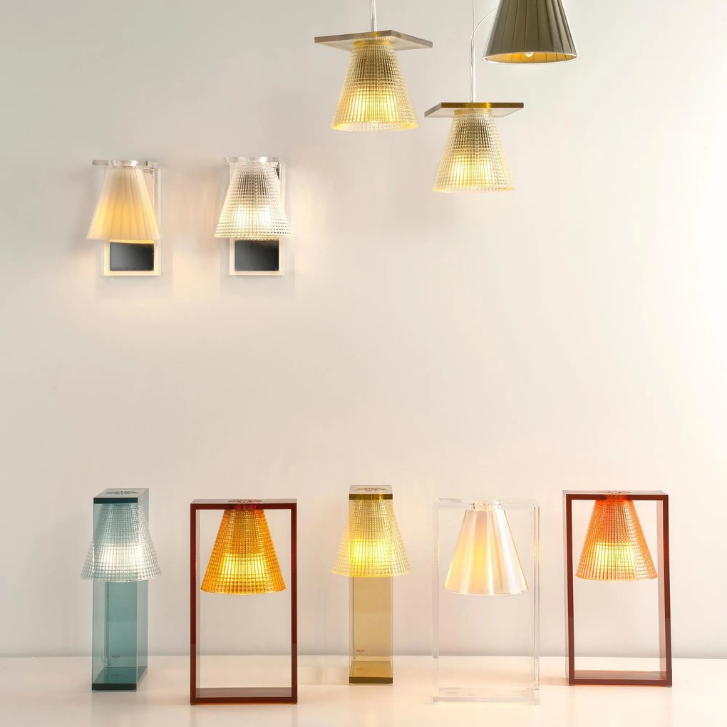 Kartell - Závěsné svítidlo Light Air Sculptured - modré