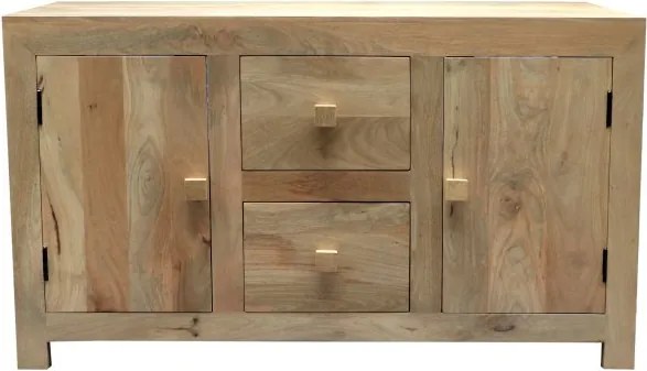 Indický nábytek - Skříňka pod umyvadlo Hina 90x70x45 z mangového dřeva Mango natural