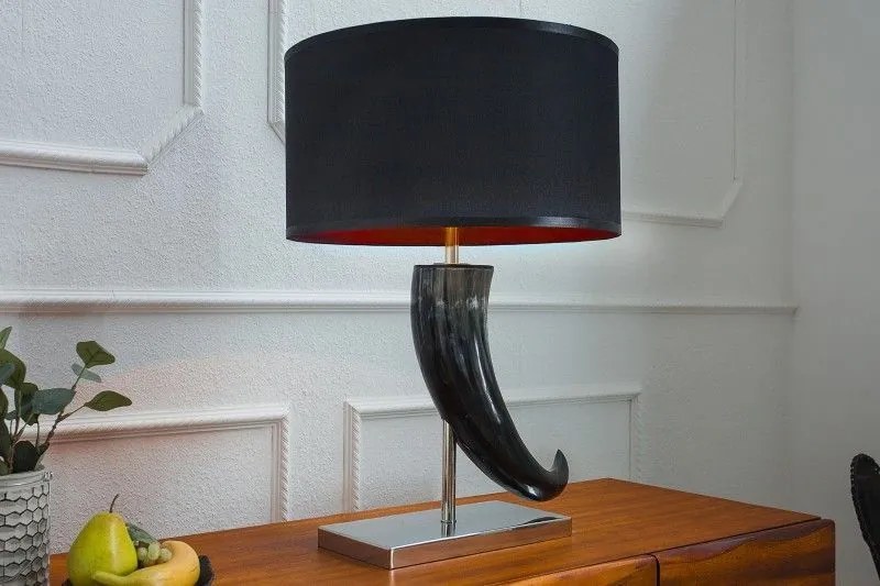 Deflee stolní lampa ELEGANCE BLACK 65 CM STOLA37460lněná tkanina, kovová slitina  DF2035290