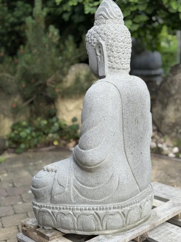 Socha Buddha tesaná, 60 a 80 cm, mudra osvícení 60 cm