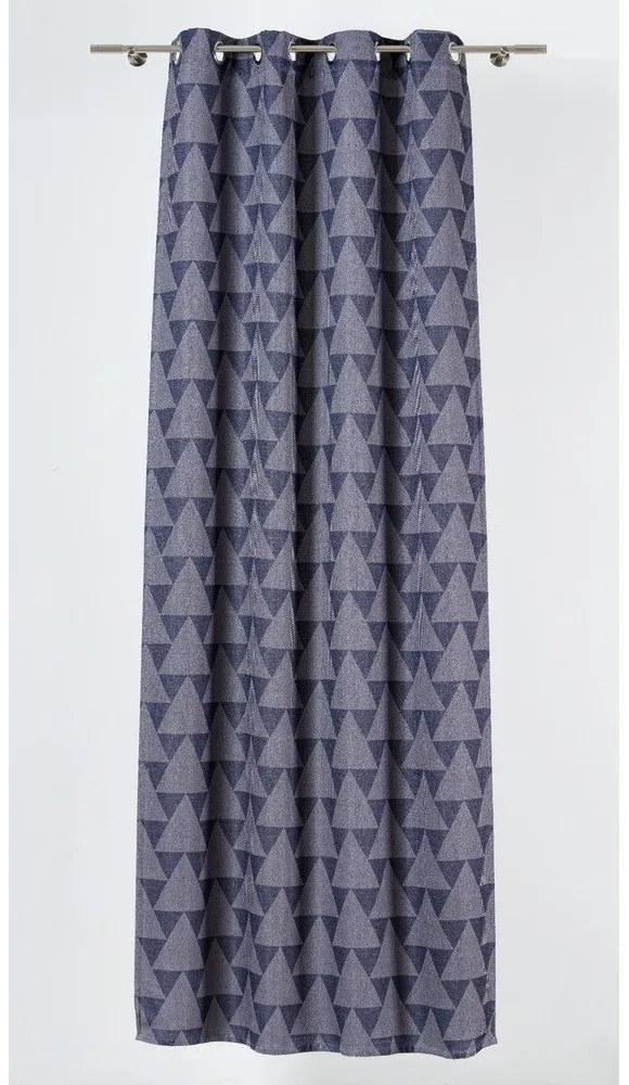 Modro-šedý závěs 130x260 cm Zatapa – Mendola Fabrics