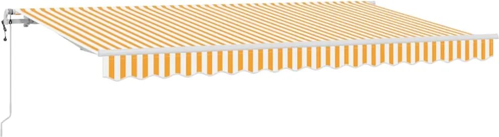 Stahovací markýza Žlutá 350 x 200 cm textil 3329647