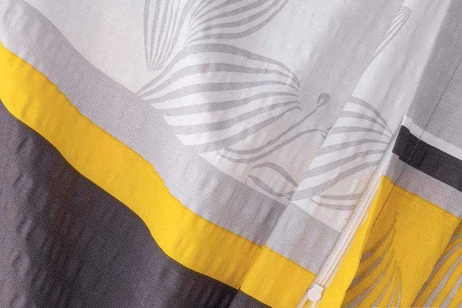 Florella Krepové povlečení Irana Gold Rozměr: 70x90 + 140x200 cm