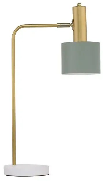 Rustikální stolní lampa Paz mint