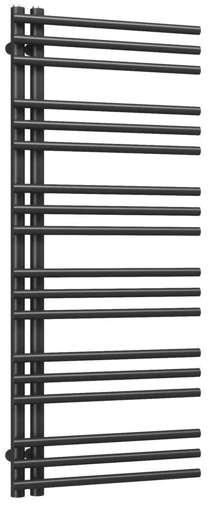 Erga Aquatic, topné těleso 1200x500 mm, 494W, černá, ERG-LAV-AQUA-12050-BK