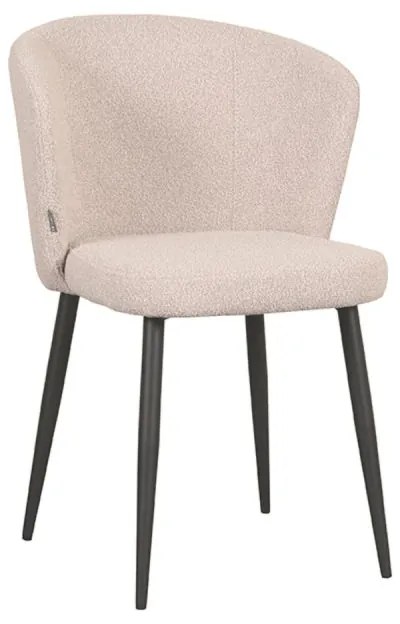 LABEL51 Jídelní židle WAVE bouclé světlá IH-50.223