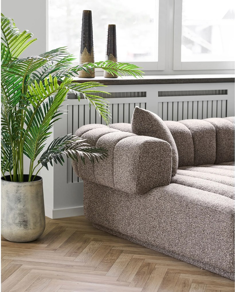 House Nordic Levá rohová pohovka AURORA hnědá 293cm 1301358