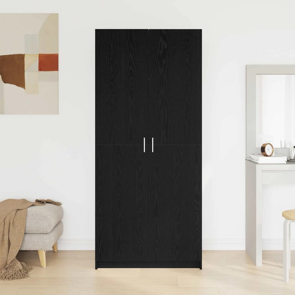 Šatní skříň Černý dub 80 x 50,5 x 180 cm Kompozitní dřevo 3333855