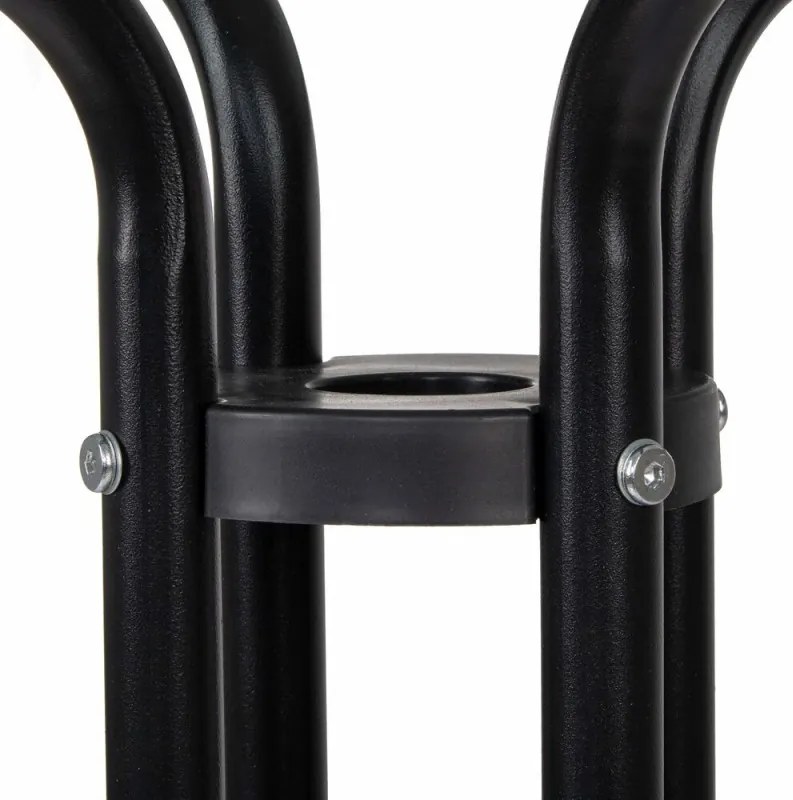Zahradní stolek 60 cm SPRINGOS BISTRO GF1010 černý