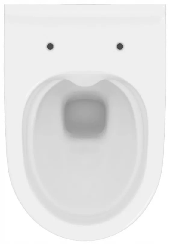 Cersanit Mille - závěsná wc mísa CleanOn se SLIM pomalu padajícím sedátkem z duroplastu, SET B291, bílá, S701-453