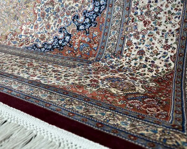 BE Koberec Anatolia Silk 32510 RED - červený obdélníkový Rozměr: 80x150 cm
