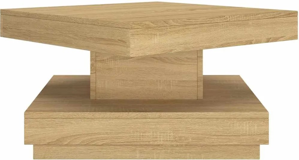 Konferenční stolek světle hnědý 60 x 60 x 35 cm MDF 286096