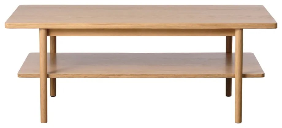 Konferenční stolek s deskou v dubovém dekoru v přírodní barvě 60x120 cm Ponza – Unique Furniture